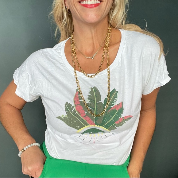 sarah ott | Tops | Sarah Ott Womens Mardi Gras Tee | Poshmark